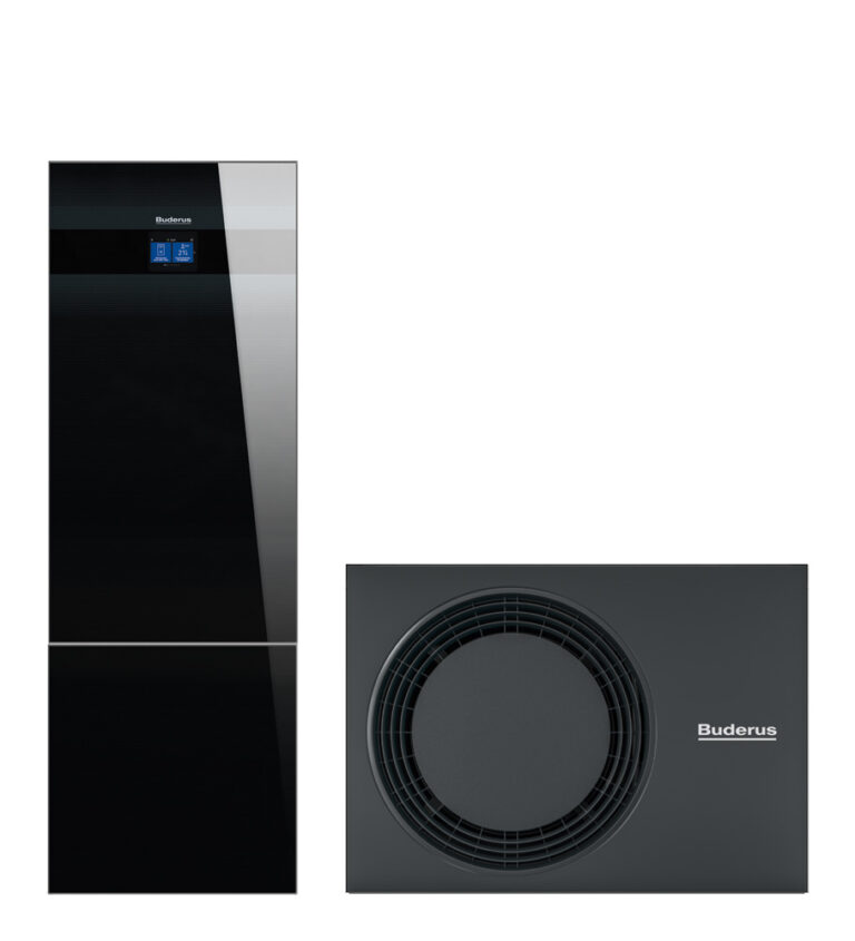 BUDERUS Luft-Wasser-Wärmepumpe Logatherm Paket WLW186i-12 T180 Liter, WLW-7 MB AR • AMK24.SHOP